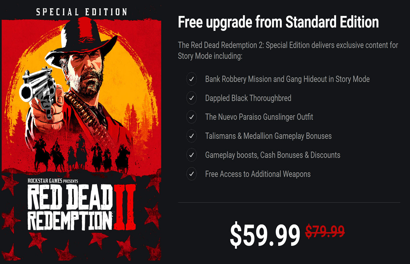 Red Dead Redemption 2 Pre-order Special - Gaming - The Armory